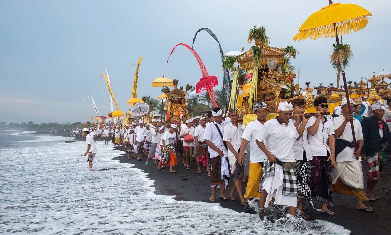 March 28, Nyepi Day, New Year in Bali. Nothing to see here, Demons