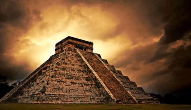 March 20, Spring Equinox. The Snake God of Kukulcan visits its pryamid ...