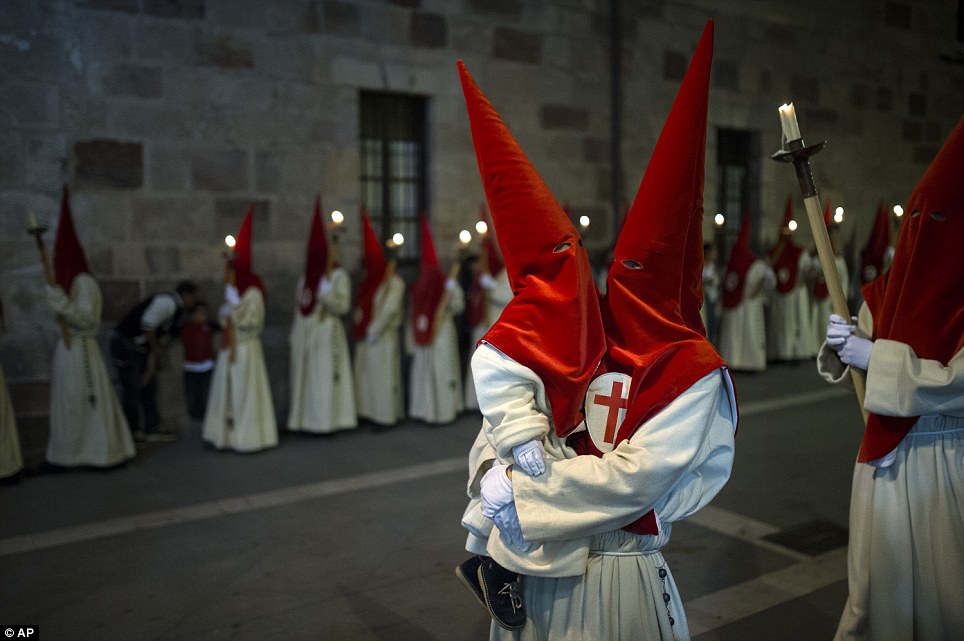 Semana Santa or Holy Week. Purple parades, Medieval costumes and a ...